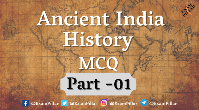 Ancient India History MCQ Part – 1 | TheExamPillar